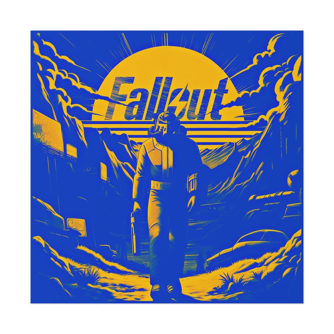 Vault Dweller Poster - Vault-tec Variant - Etsy