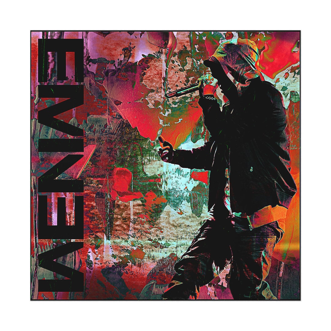 Eminem Poster - Paint Variant - Etsy