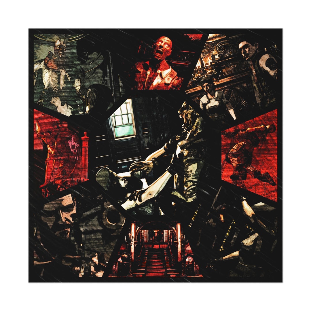Resident Evil Collage Poster Comic Variant - Etsy