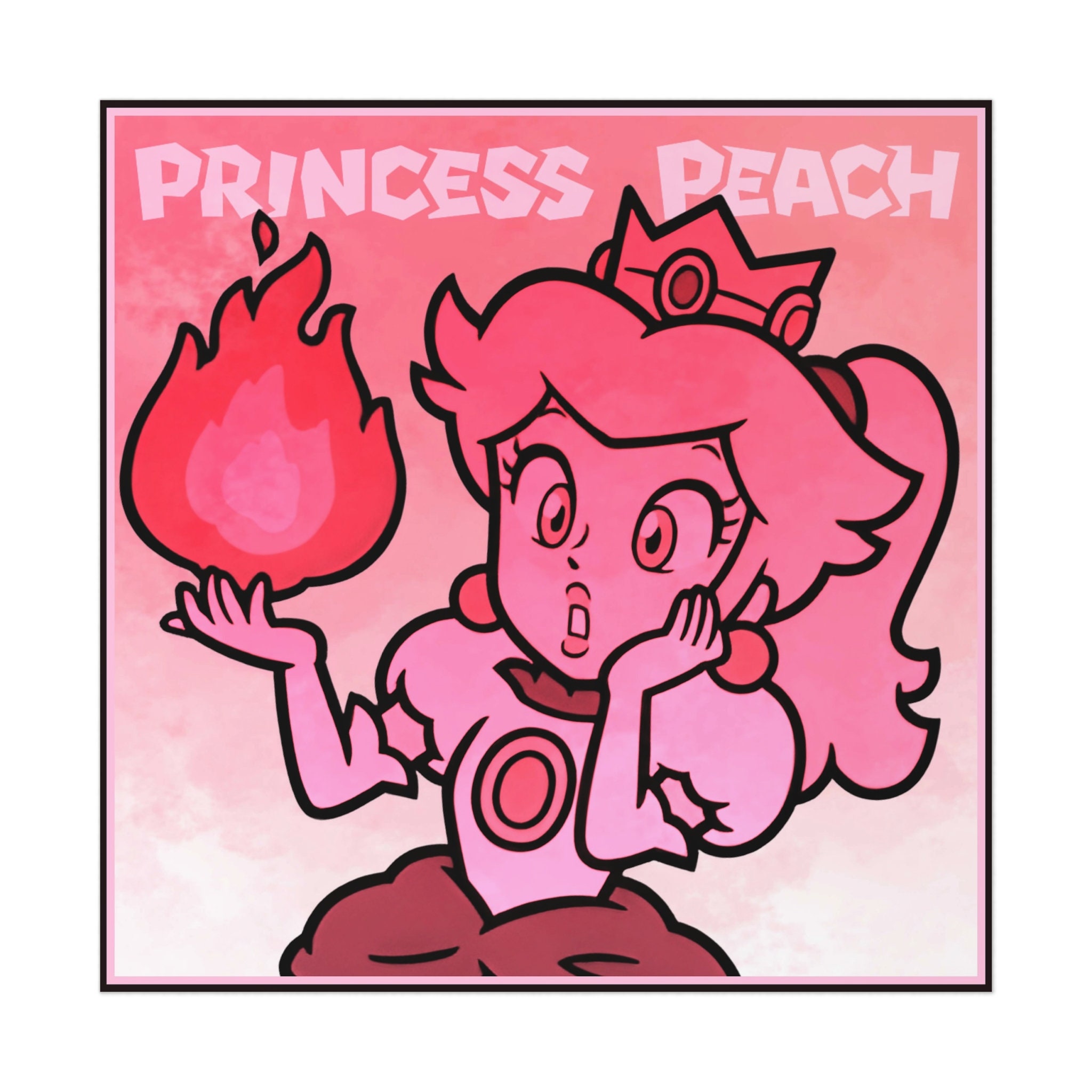 Princess Peach Poster - Etsy