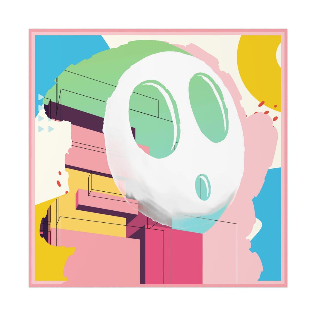 Shy Guy Poster - Alt Variant - Etsy