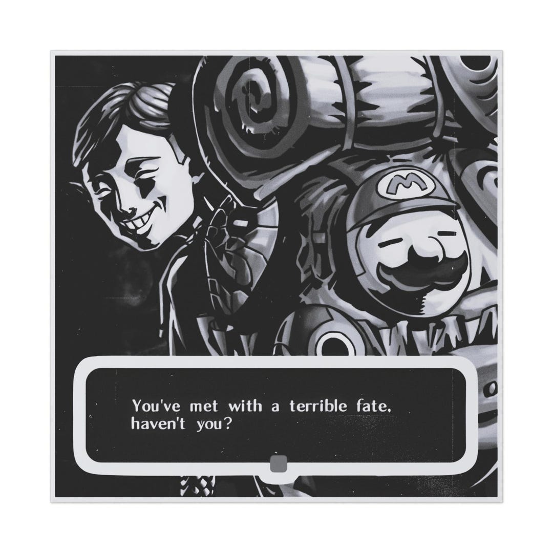 Happy Mask Salesman Poster - Black and White Variant - Etsy