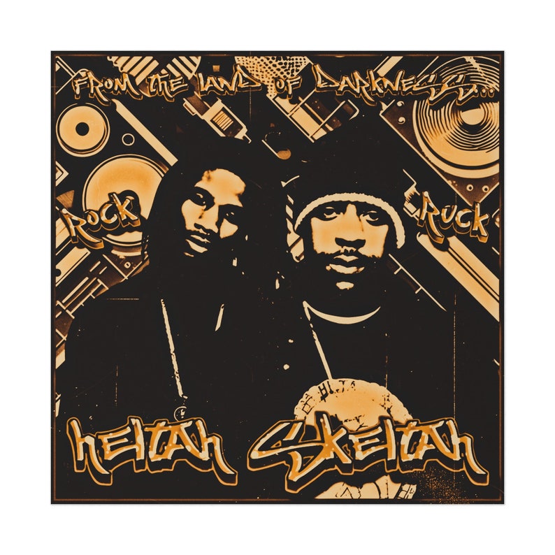 Heltah Skeltah Poster - Gold Variant - Etsy