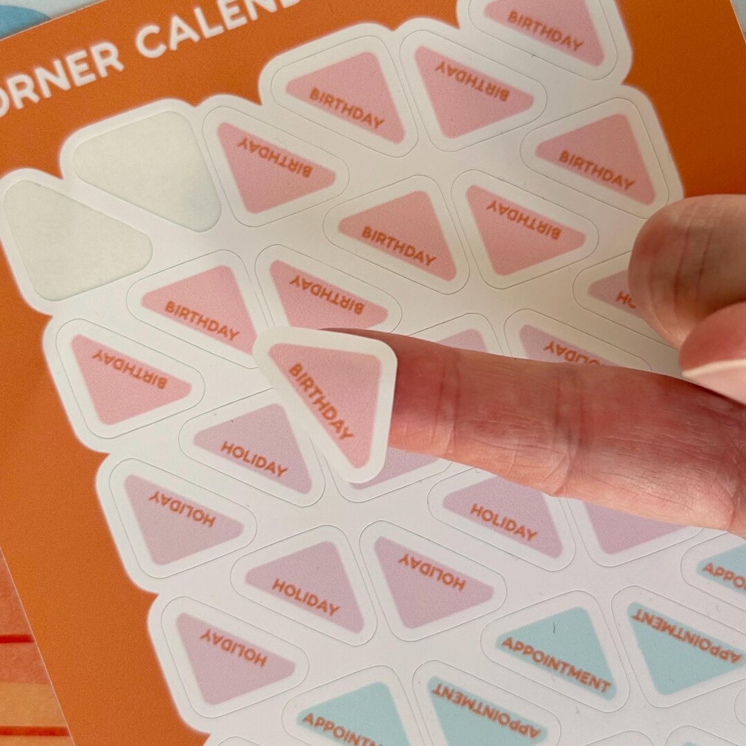 Planner Sticker Calendar Organization Birthday Holiday Mom Gift Back to ...