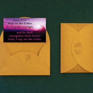 Bible Scripture Verse Magnets - Set 01- KJV - Christian Faith Fridge ...