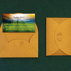 Bible Scripture Verse Magnets - Set 01- KJV - Christian Faith Fridge ...