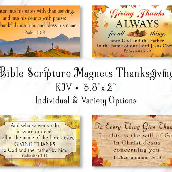 Thanksgiving Bible - Etsy