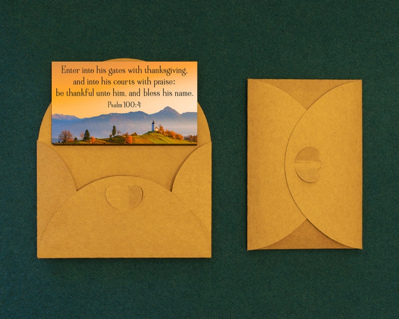 Bible Scripture Verse Magnets - Thanksgiving Set - KJV - Gratitude ...