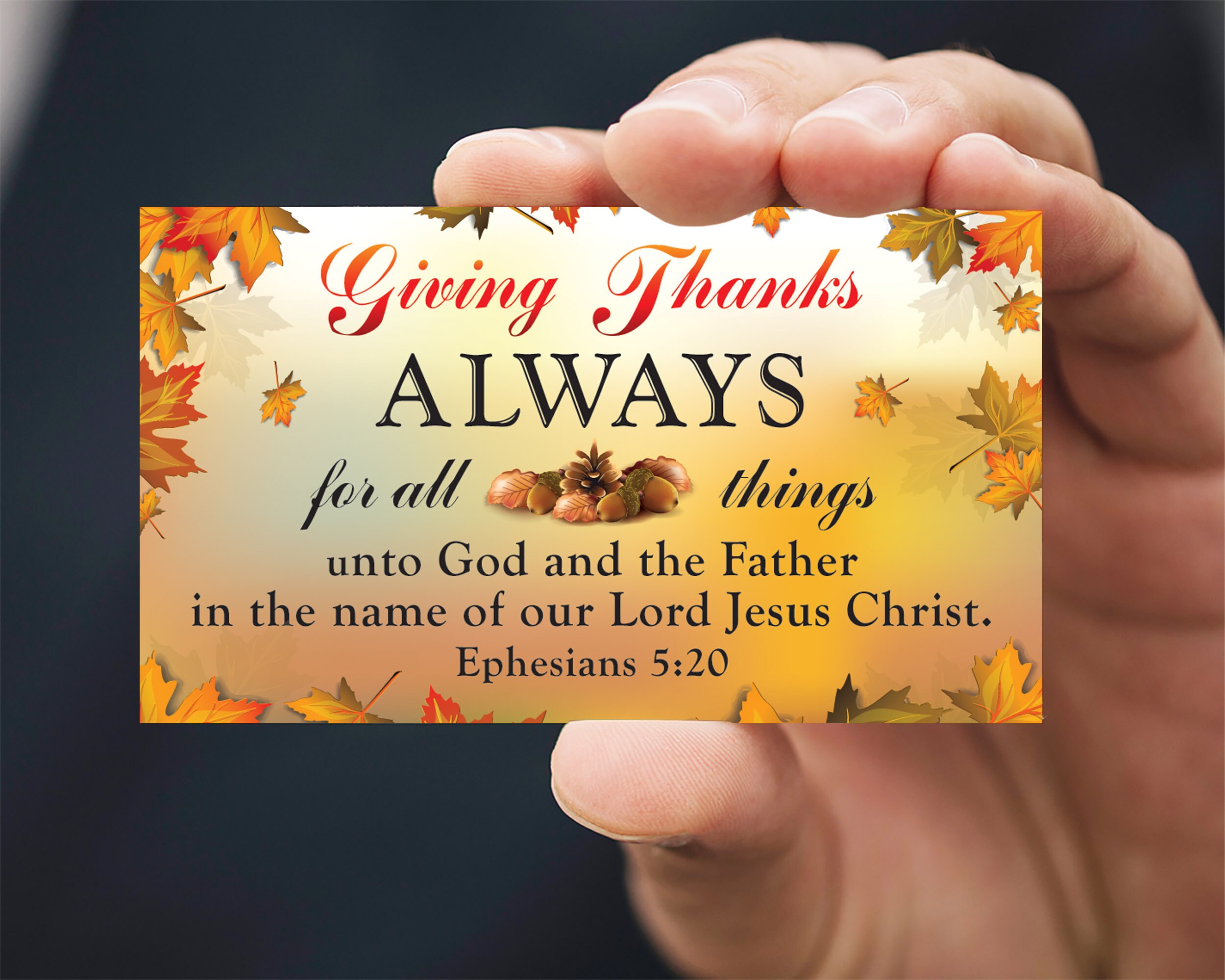 Bible Scripture Verse Magnets - Thanksgiving Set - KJV - Gratitude ...