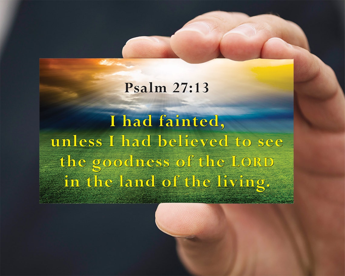 Bible Scripture Verse Magnets - Set 01- KJV - Christian Faith Fridge ...