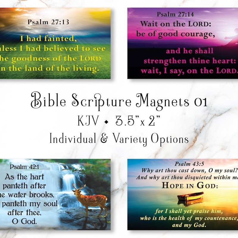 Scripture Magnet - Etsy