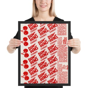 Dum Dum Lollipop Aesthetic Framed Poster - Etsy