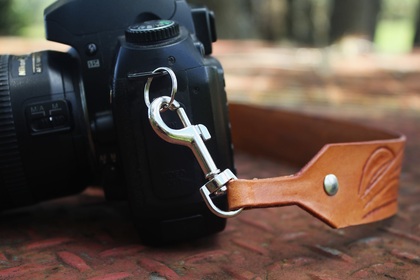 Hand-tooled Leather Camera Strap, Floral Western Pattern Carved Camera ...