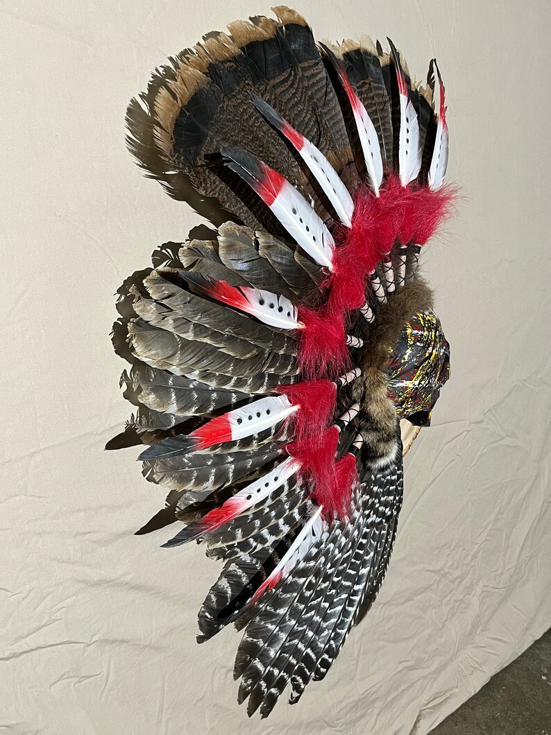 Modern Native American Turkey Feather Wall Art - Etsy
