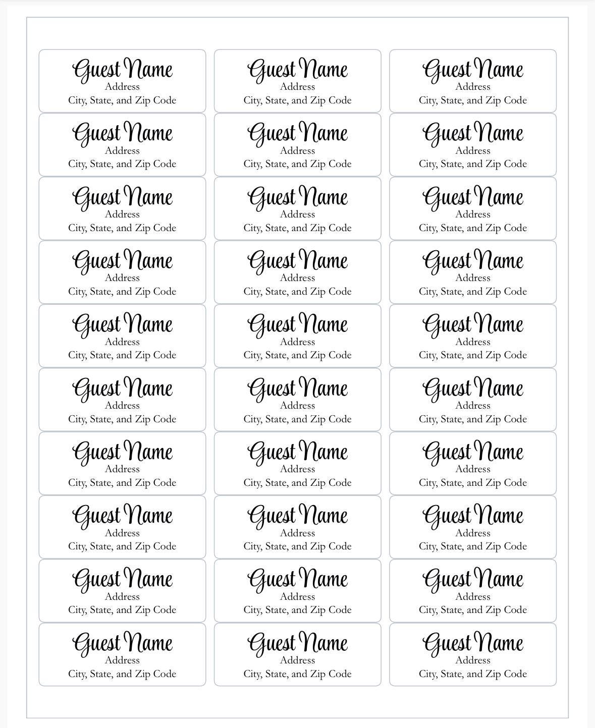 Personalized Mailing Labels – Custom Address Labels for Business ...