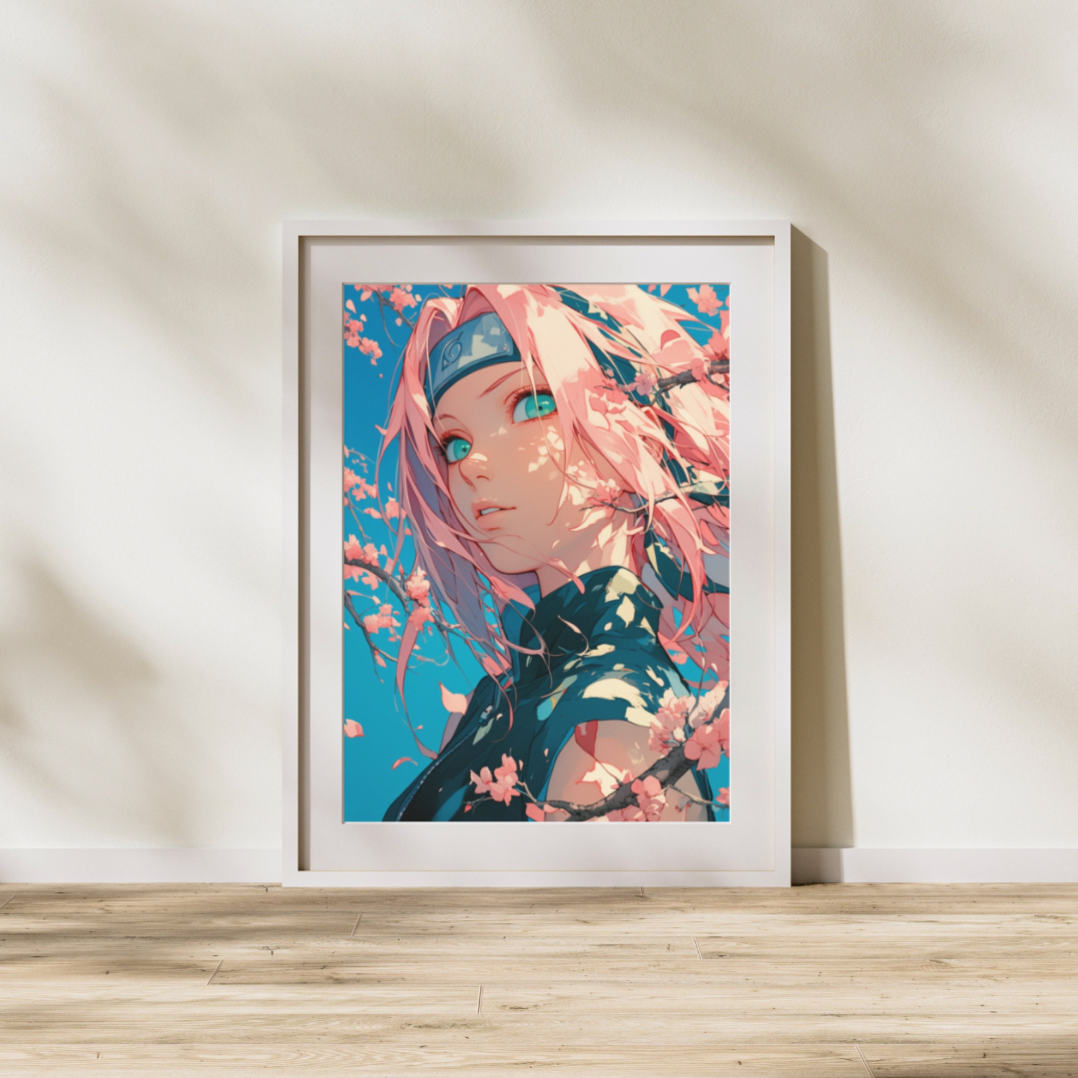 Dreamy Anime Poster, Pastel Wall Decor, Kawaii Aesthetic Art, Japanese ...