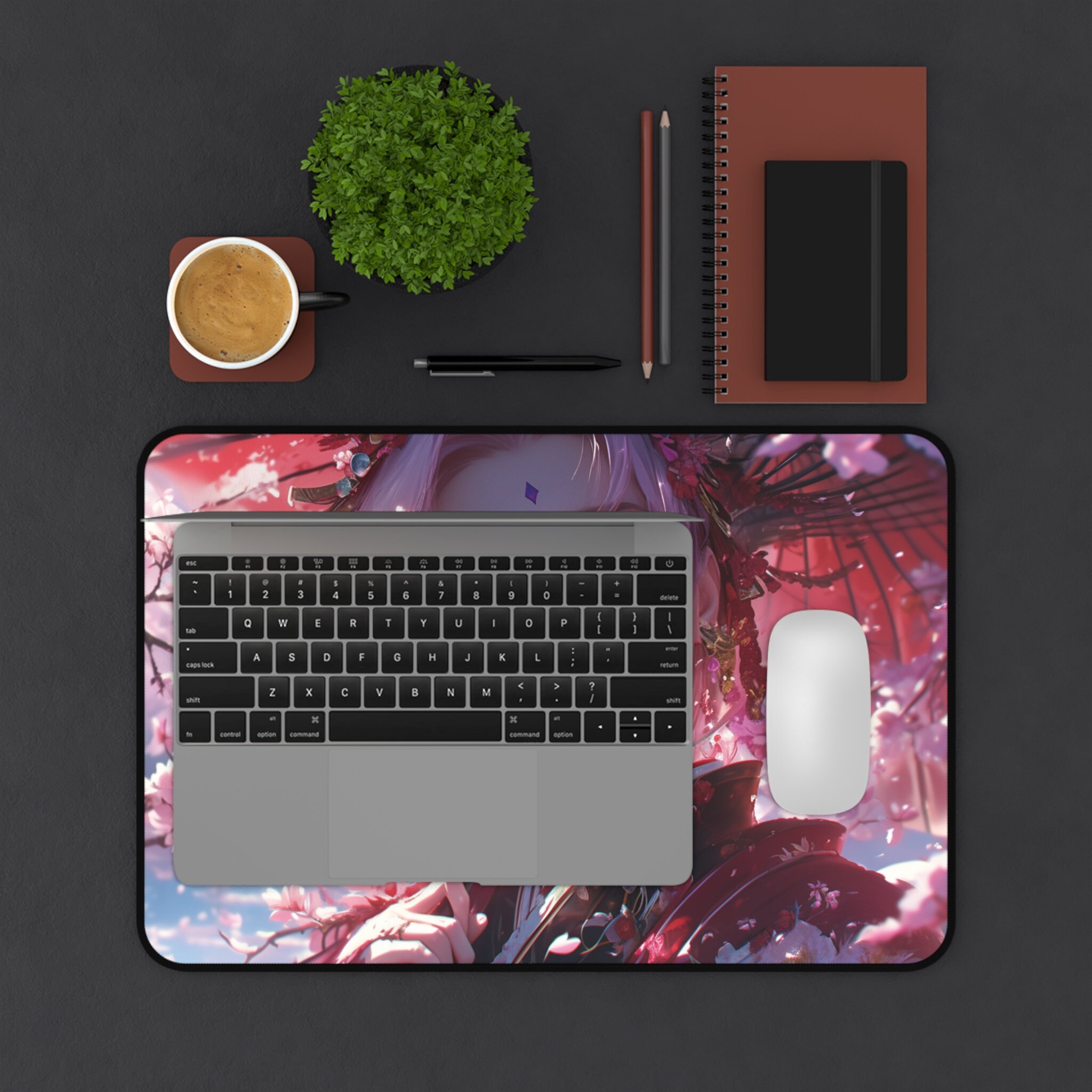 Among Petals Desk Mat, Sakura Mouse Pad, Naruto Extended Gaming Mouse ...