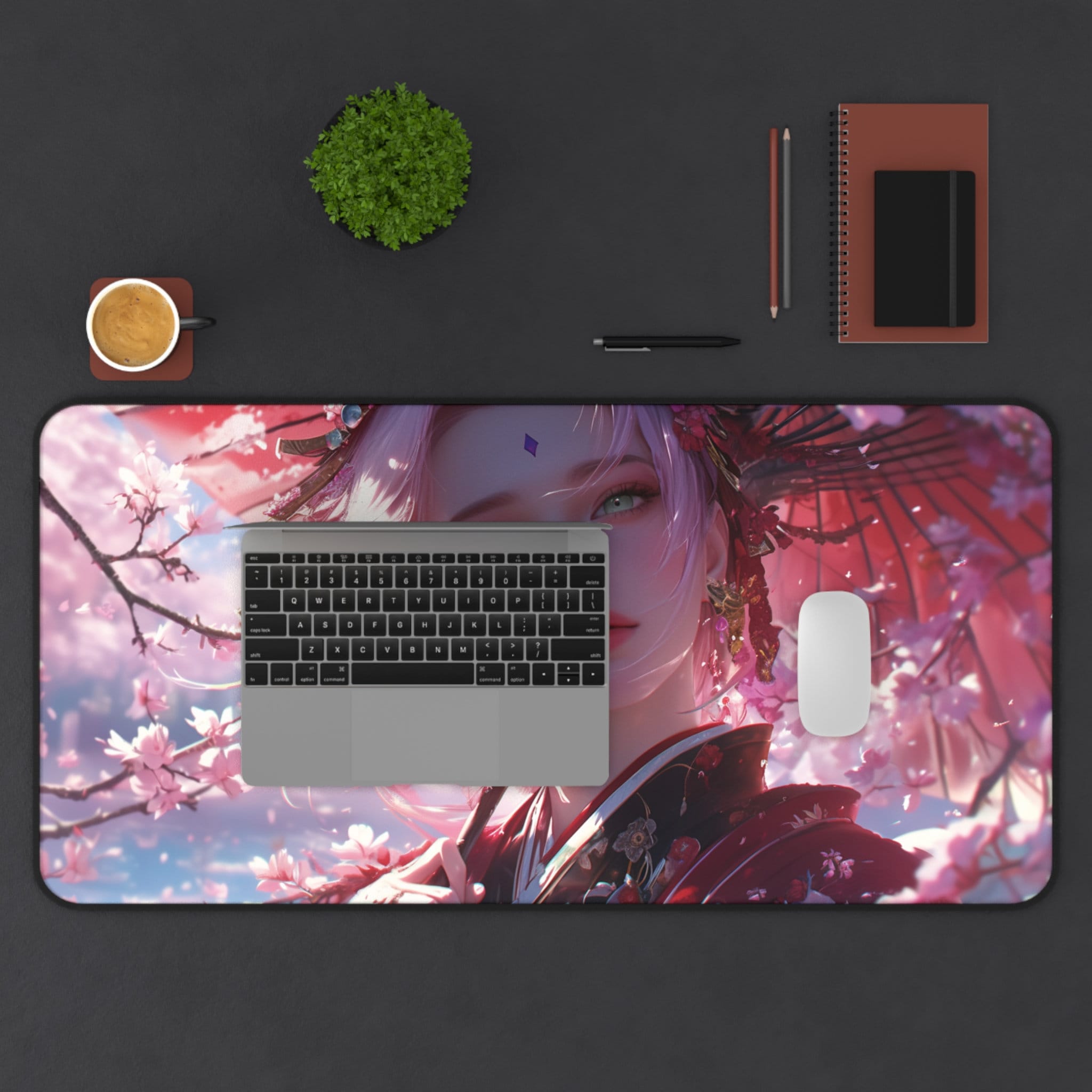 Among Petals Desk Mat, Sakura Mouse Pad, Naruto Extended Gaming Mouse ...