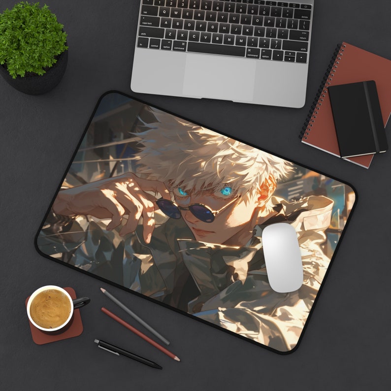 Cosmic Dreams Desk Mat, Jujutsu Kaisen Mouse Pad, Satoru Gojo Extended ...