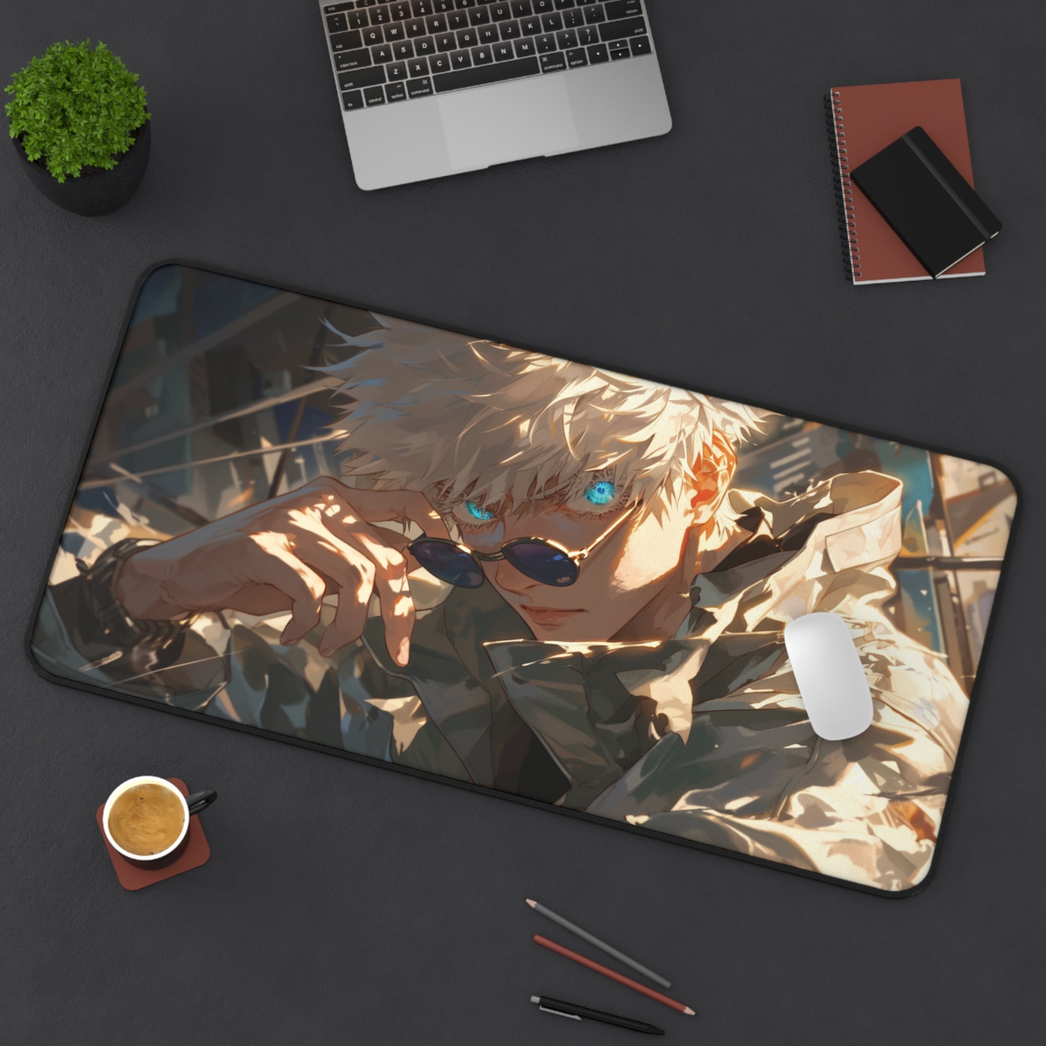 Cosmic Dreams Desk Mat, Jujutsu Kaisen Mouse Pad, Satoru Gojo Extended ...