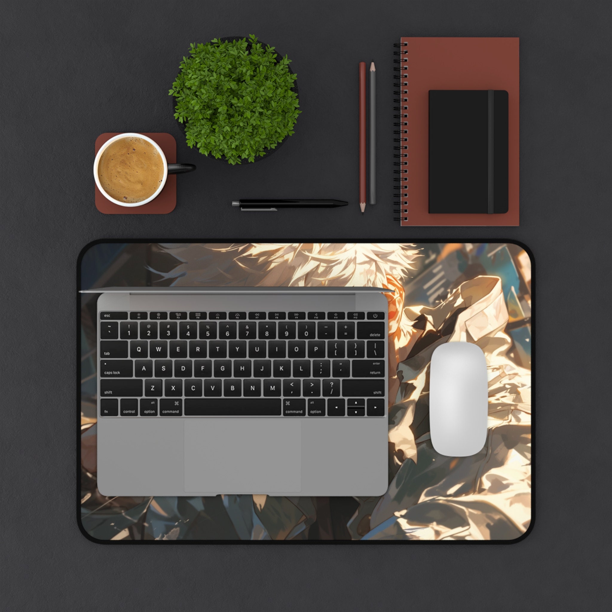 Cosmic Dreams Desk Mat, Jujutsu Kaisen Mouse Pad, Satoru Gojo Extended ...