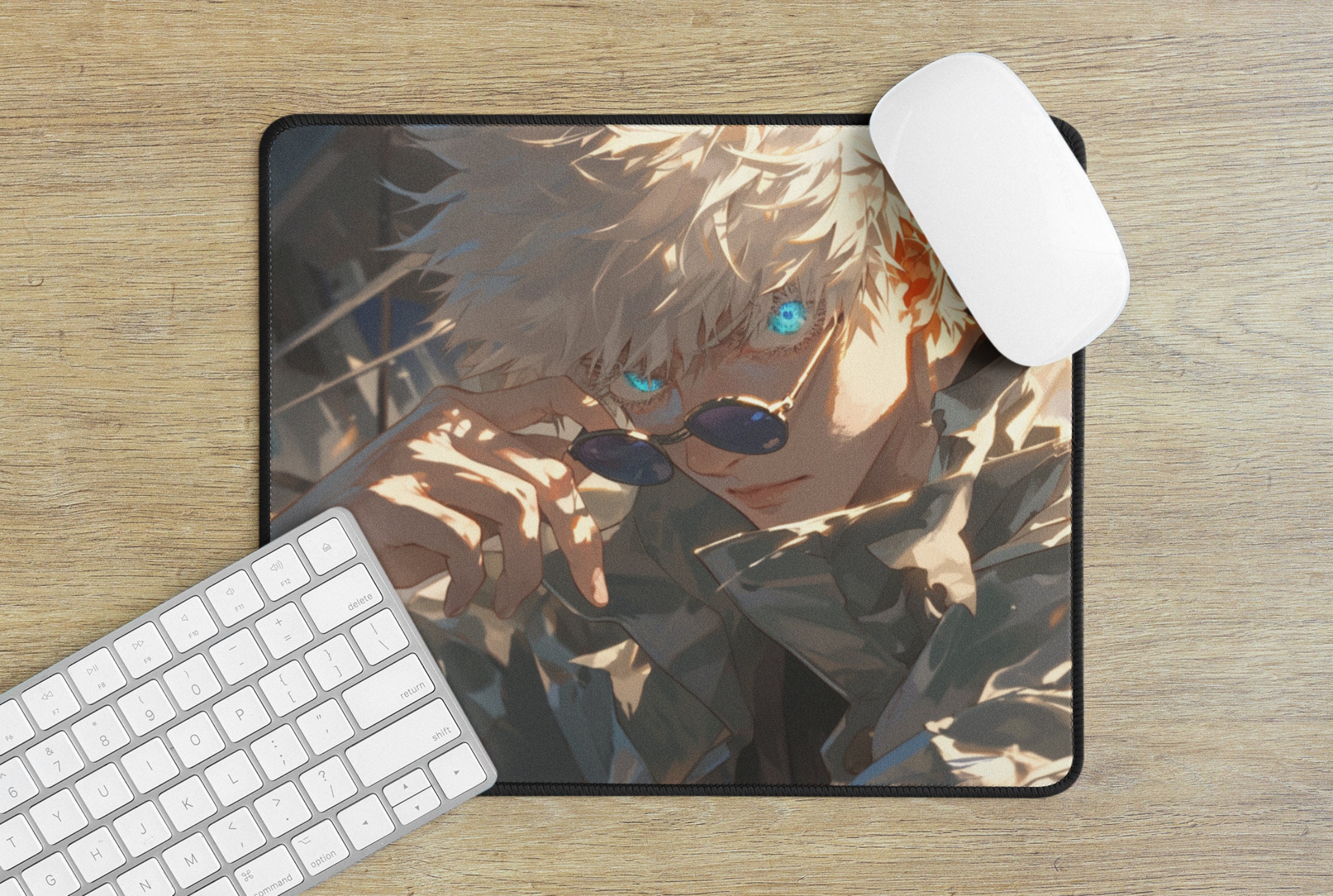 Cosmic Dreams Desk Mat, Jujutsu Kaisen Mouse Pad, Satoru Gojo Extended ...