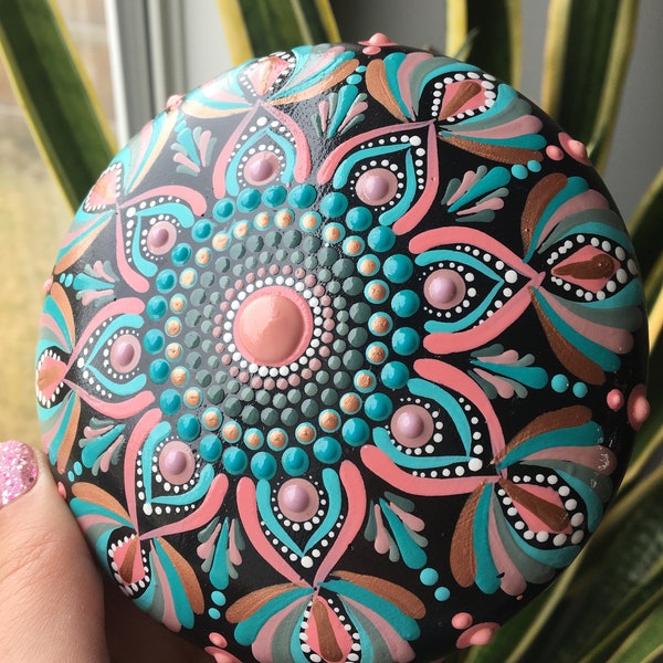Mandala Stone - Etsy