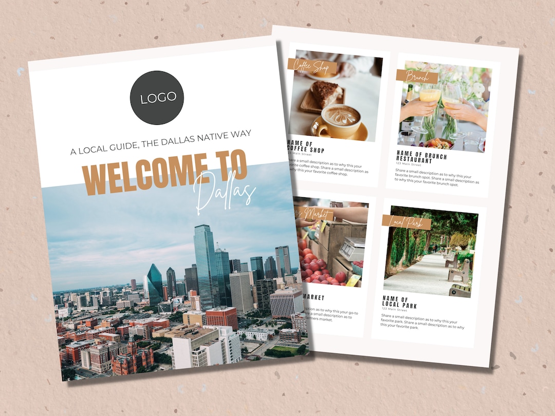 Real Estate Local Guide Template | Welcome Guide | City Guide Flyer ...