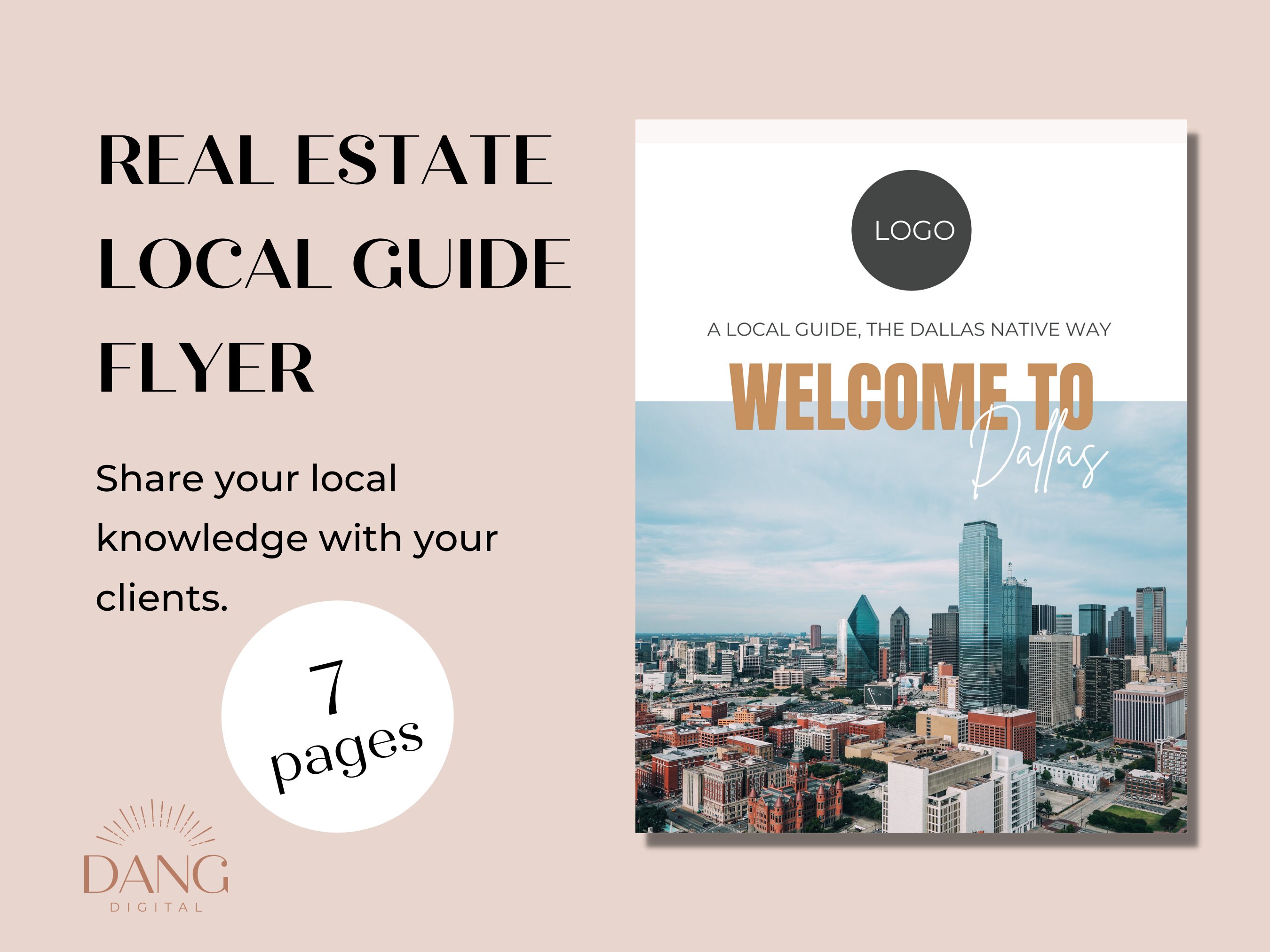 Real Estate Local Guide Template | Welcome Guide | City Guide Flyer ...