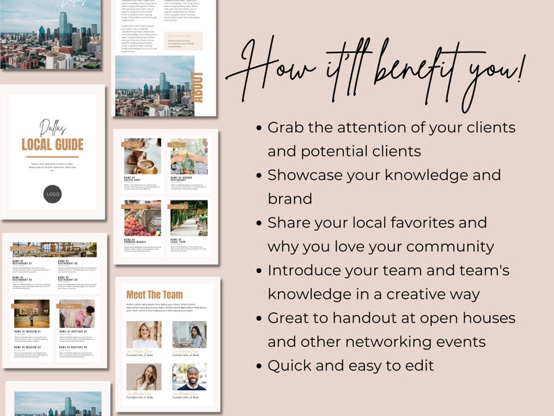 Real Estate Local Guide Template | Welcome Guide | City Guide Flyer ...