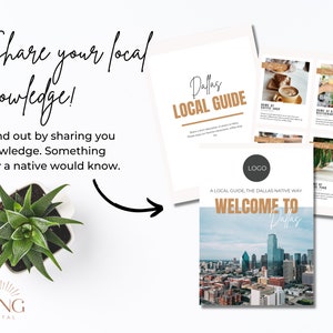 Real Estate Local Guide Template | Welcome Guide | City Guide Flyer ...