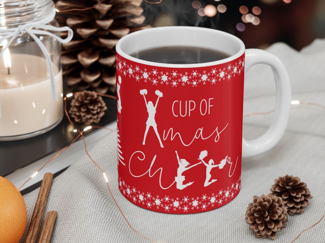Cheerleader Mug | Christmas Cheerleader Mug | Cheerleading Gift Bulk ...