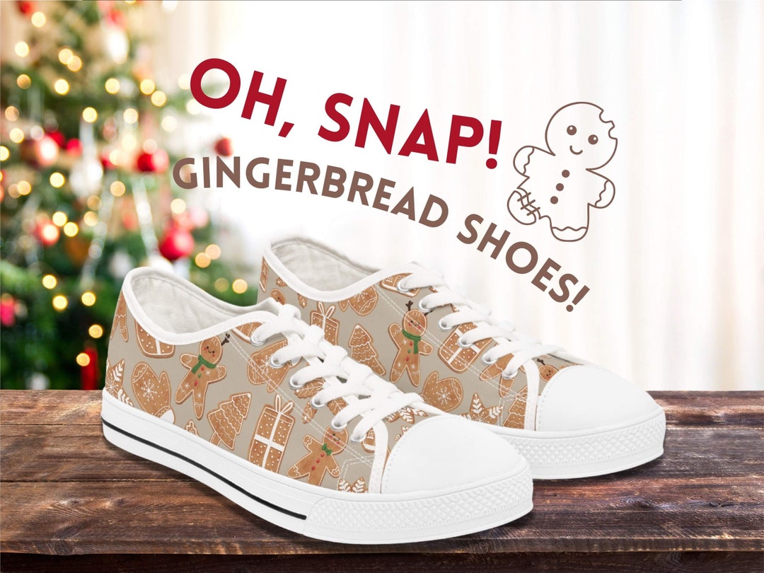 Gingerbread Shoes Christmas Sneakers for Xmas Holiday Season | Sneakers ...