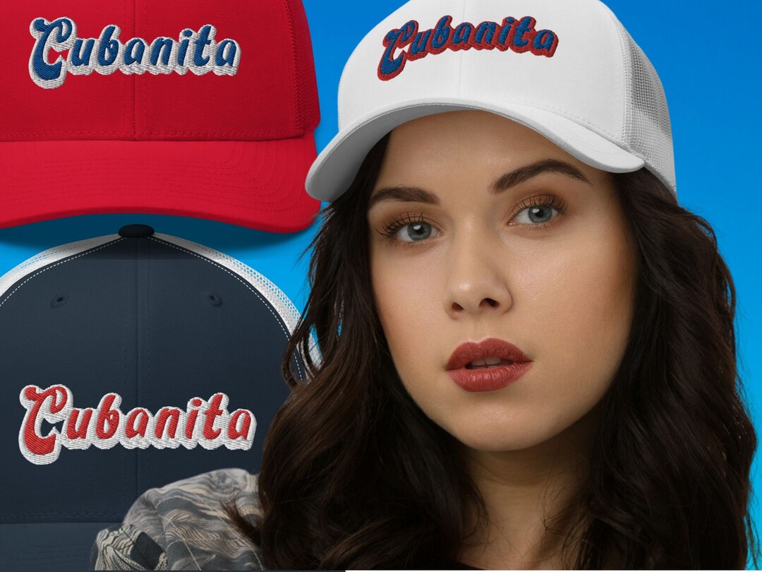 Cubanita Trucker Hat | Cubana Hat | Cuba Hat | Cubanita Cap | Cuban Hat ...