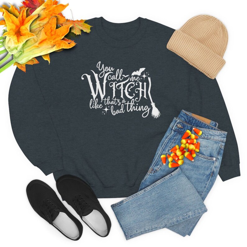 You Call Me WITCH Women's Halloween Sweatshirt | Witch Halloween Shirt ...