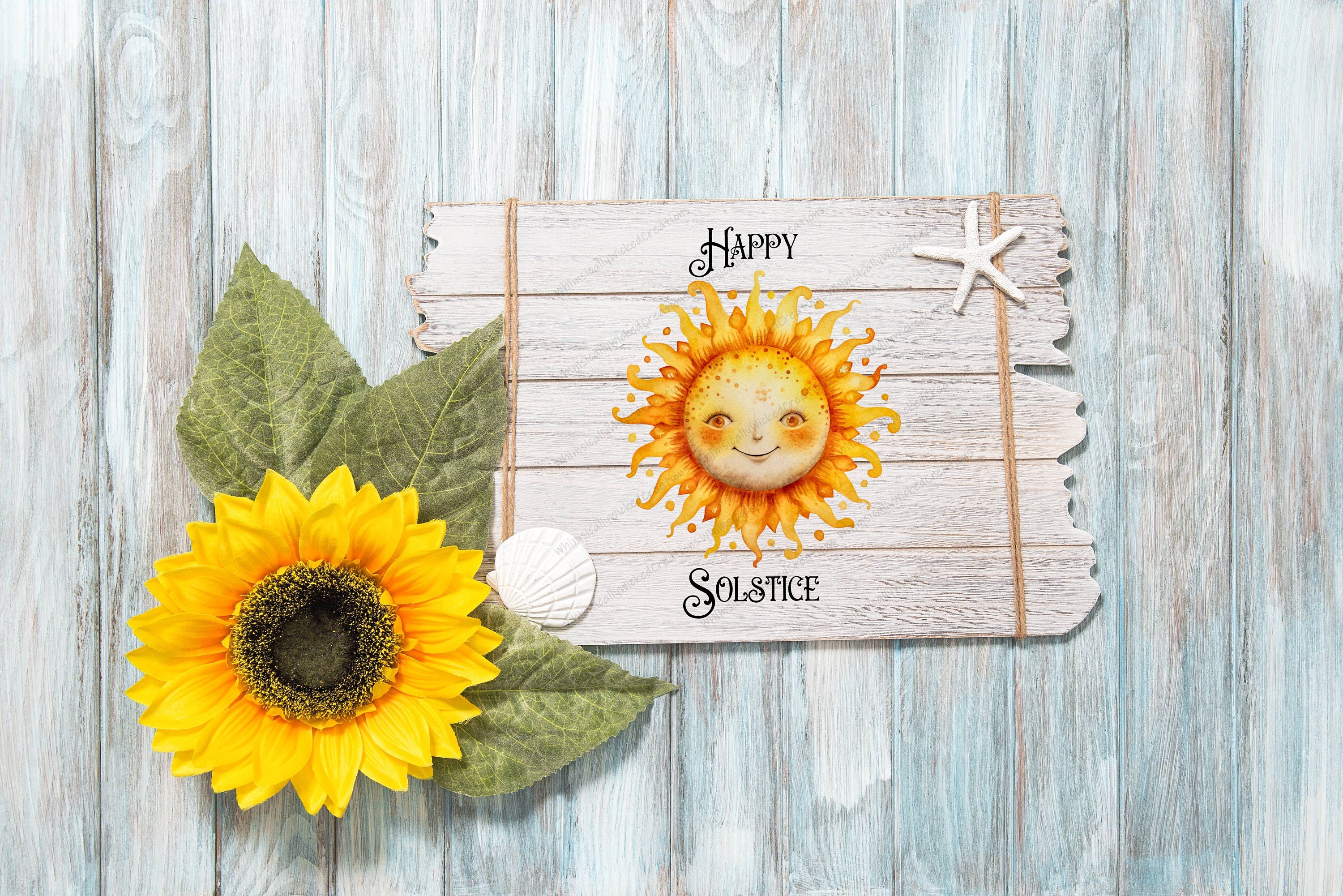 Happy Solstice Sun PNG - Etsy