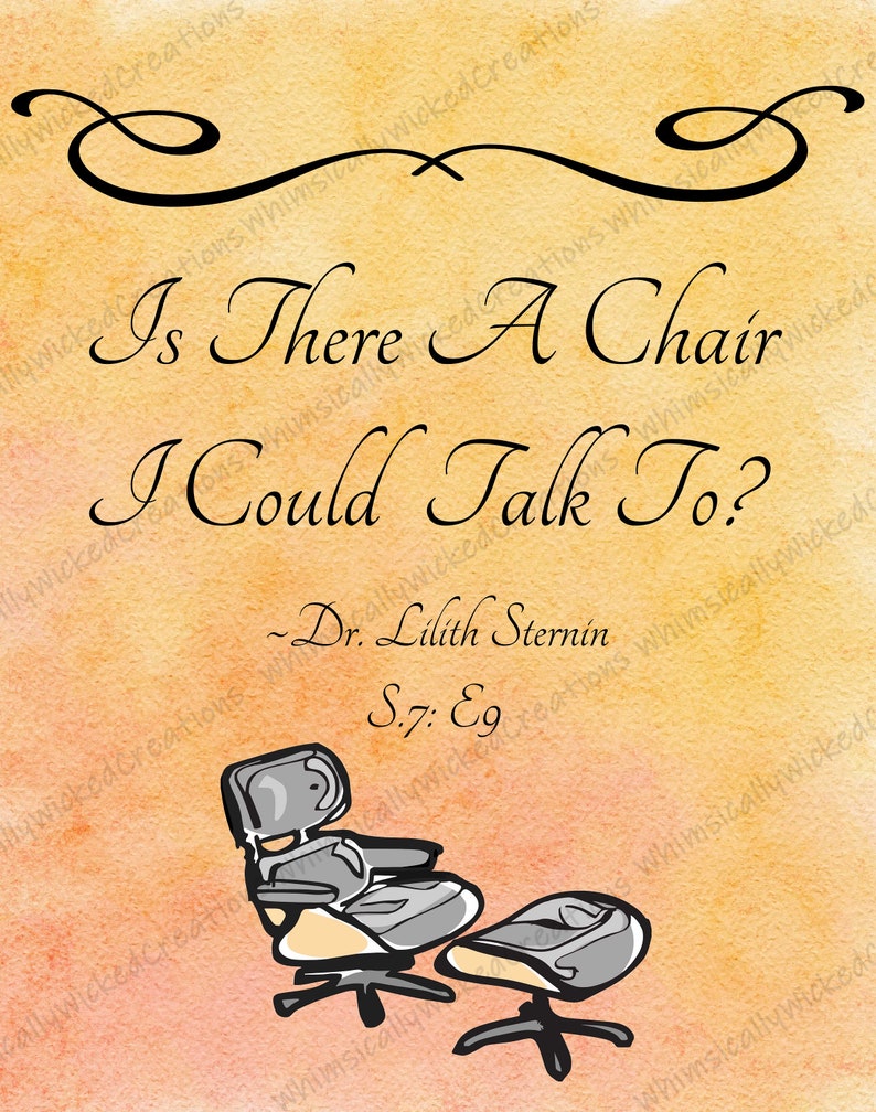 Is There a Chair I Can Talk To? - Lilith Sternin - Etsy