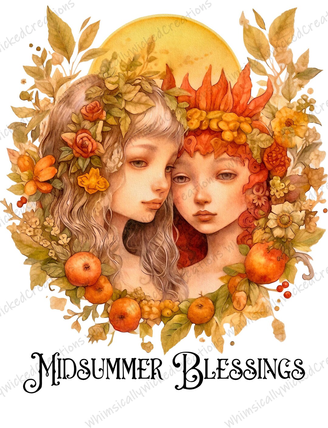 Midsummer Blessings PNG - Etsy