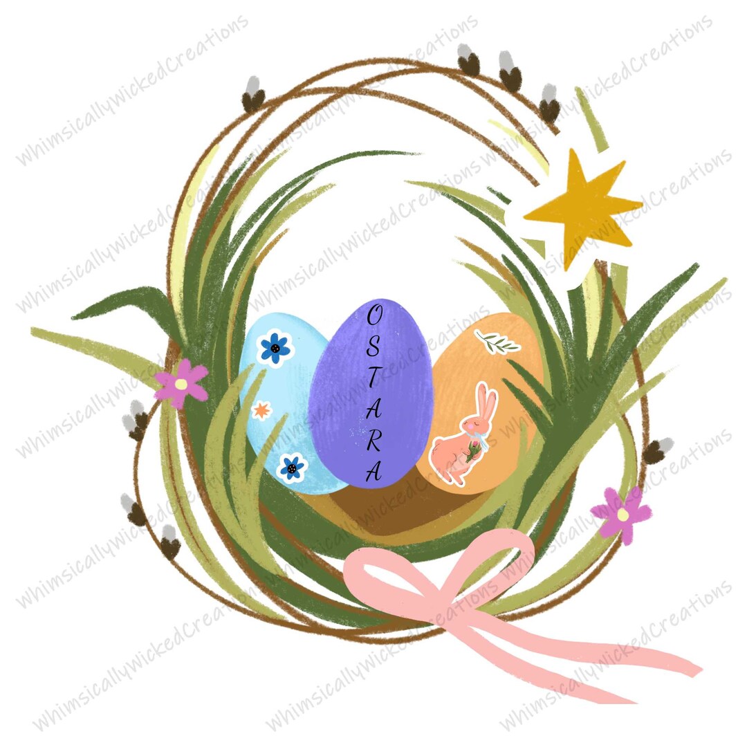 Ostara Basket PNG - Etsy