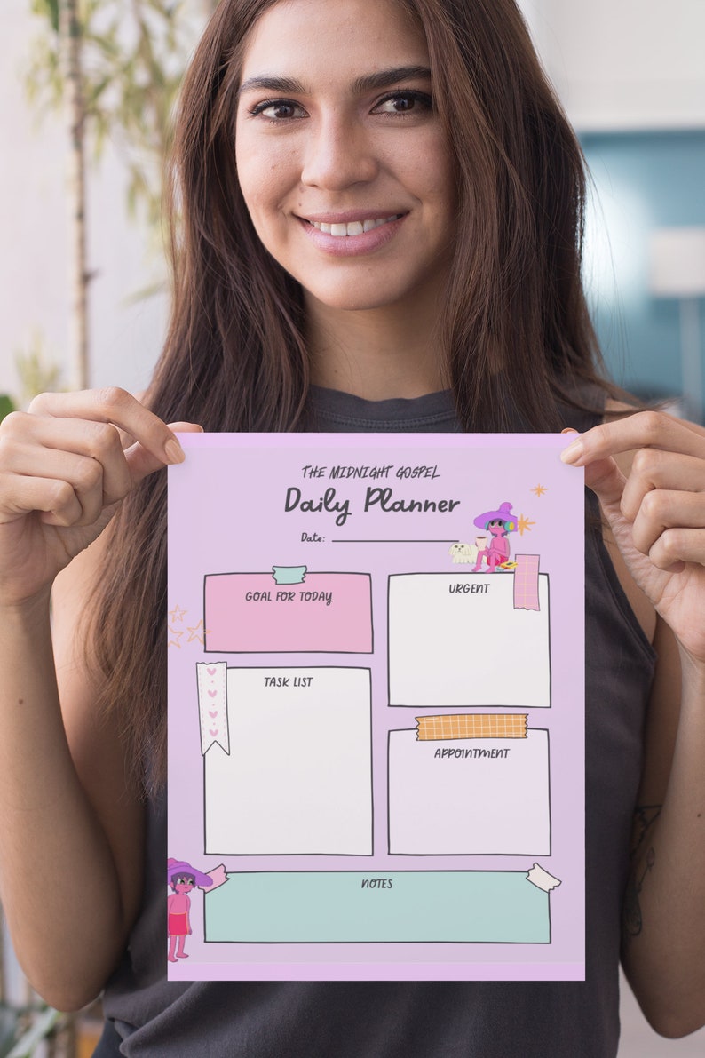 The Midnight Gospel Themed Daily Digital Planner | Printable Download ...