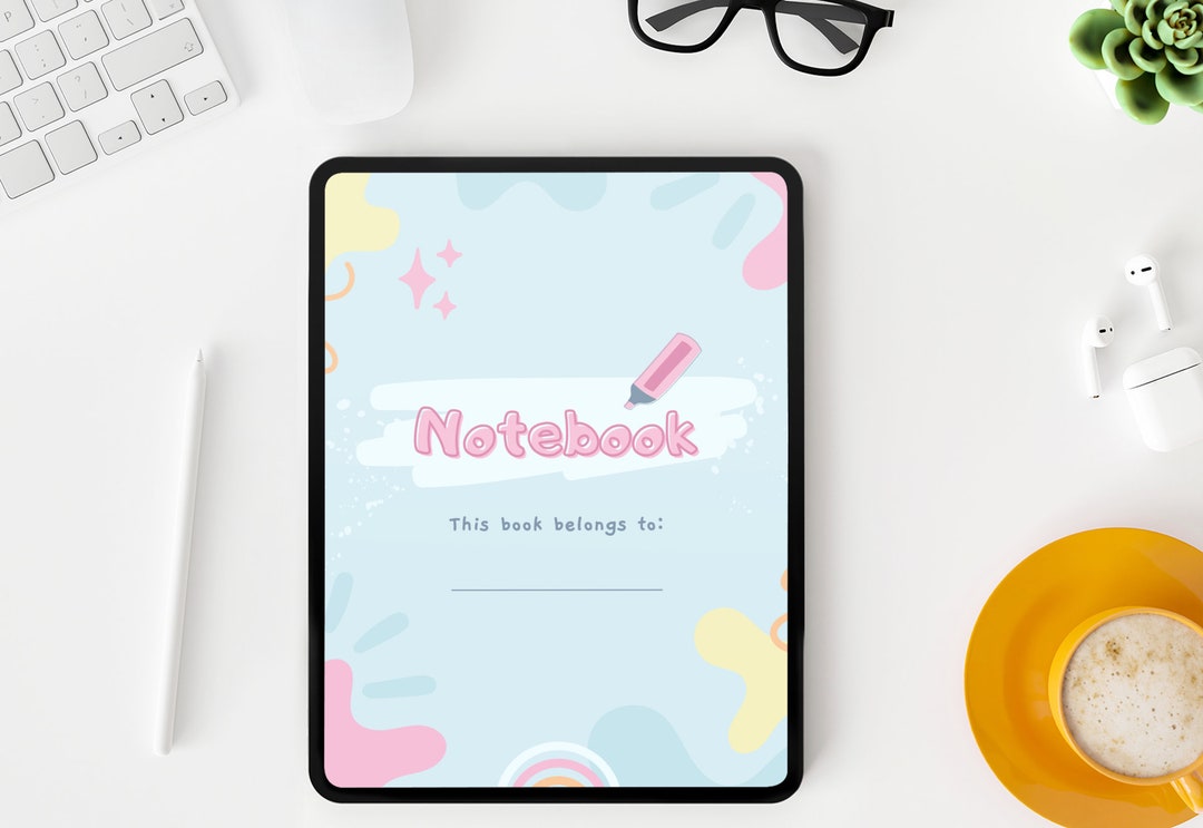 Digital/ Printable Notebook Cover - Etsy