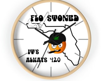 Marijuana Wall Clock - Etsy