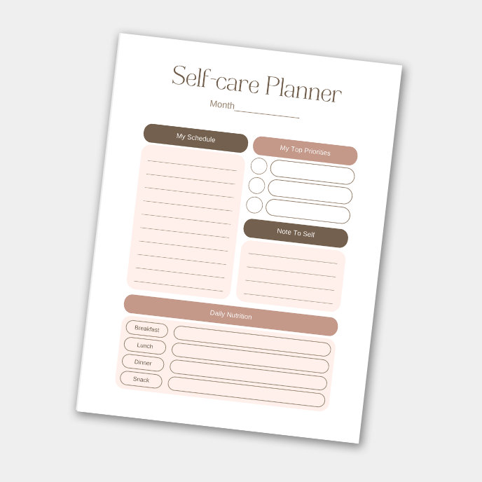 Self Care Planner Template | Digital Self Care Planner Ready to ...
