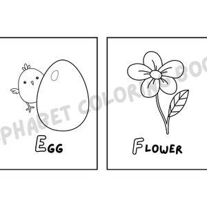 Alphabet Coloring Book Worksheet | Alphabet Coloring Pages for Kids ...