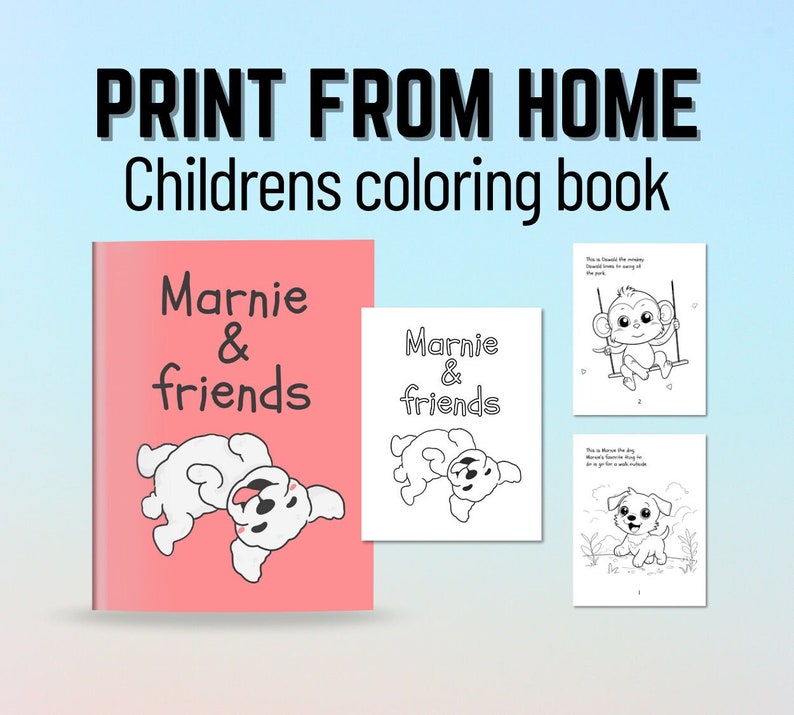 Children's Coloring Book | Coloring Page Book for Kids Toddlers ...