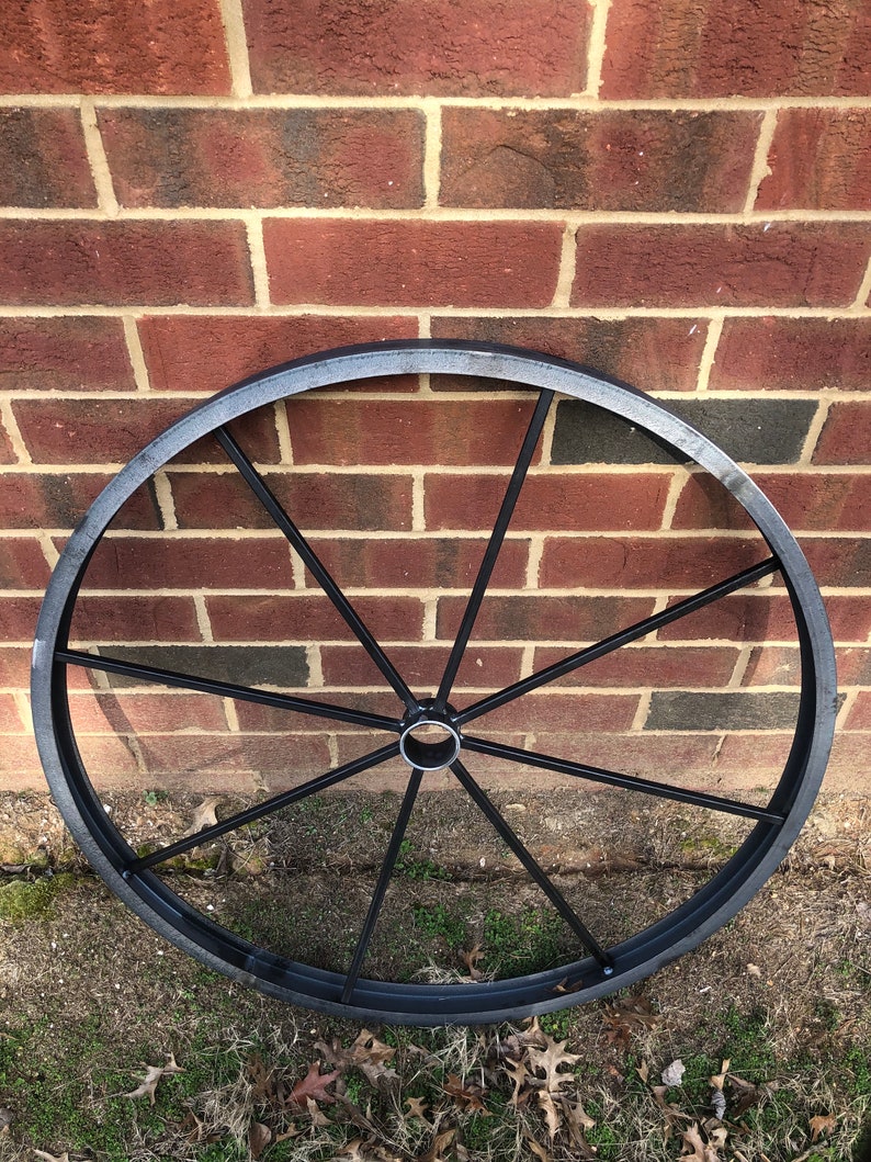 38” Steel Wagon Wheel - Etsy