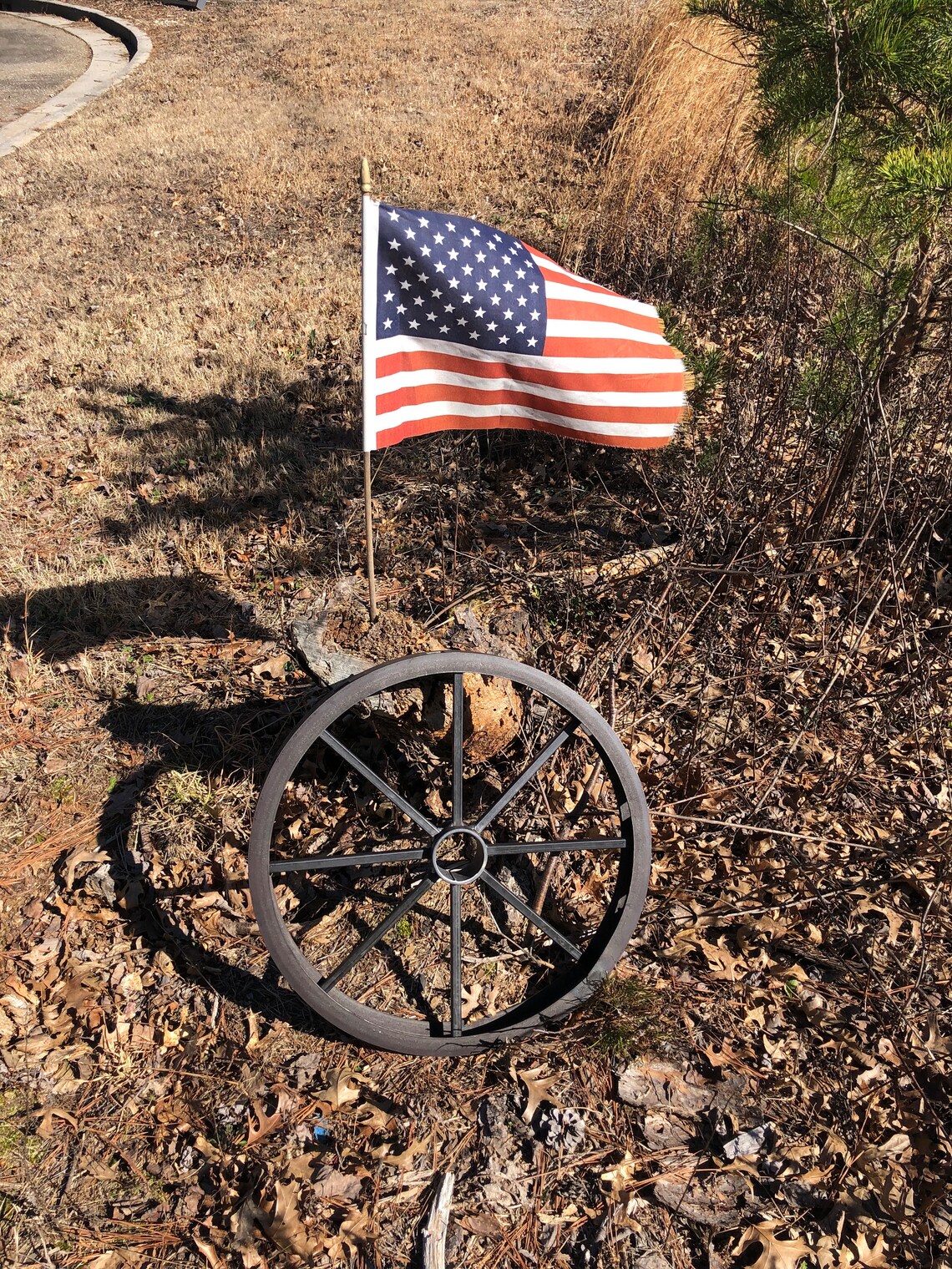21” Metal Wagon Wheel - Etsy