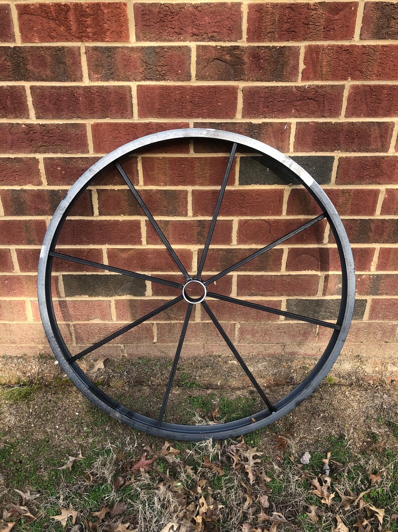 38” Steel Wagon Wheel - Etsy