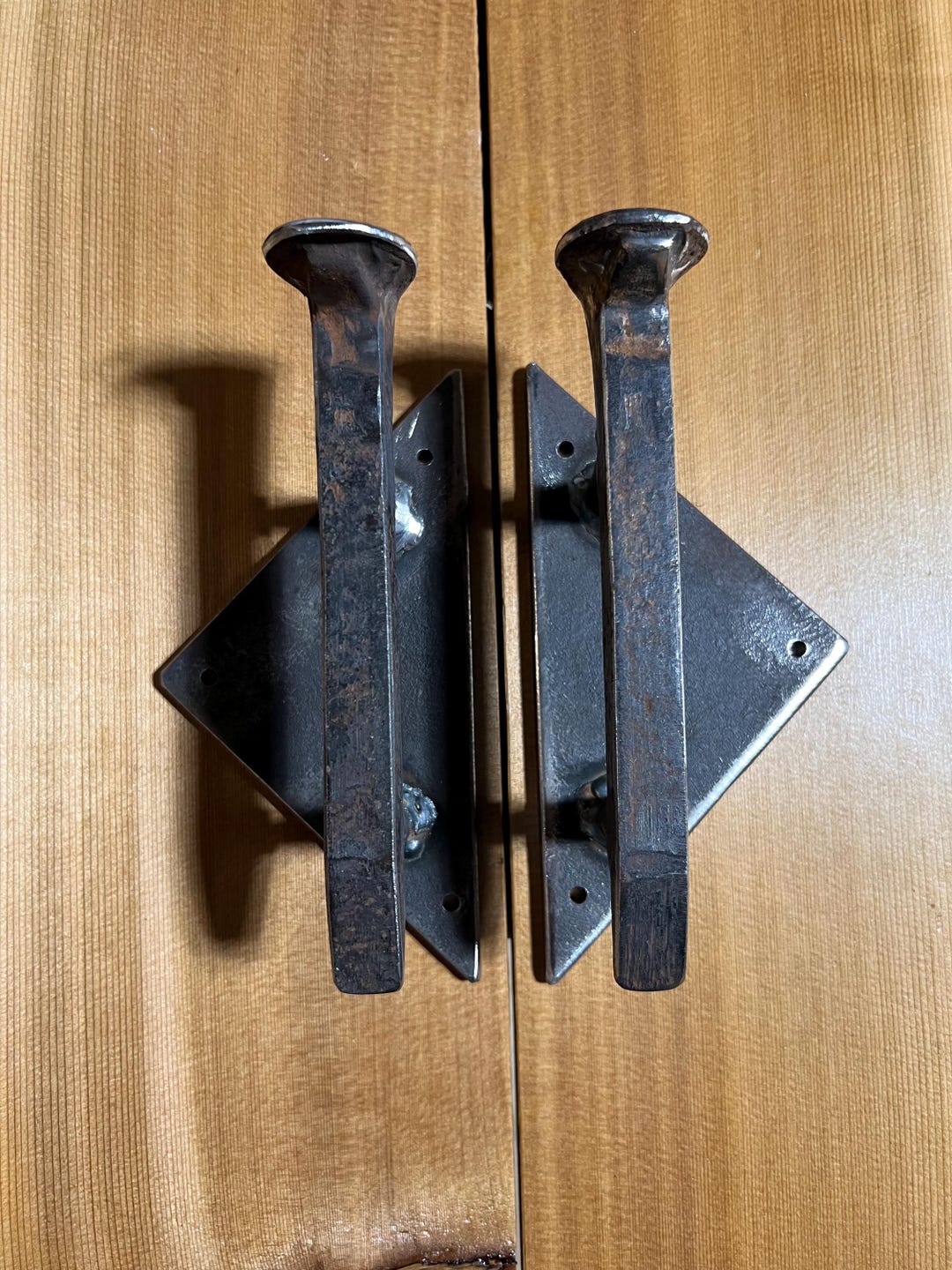 Railroad Spike Door Handles (matching Pairs) - Etsy