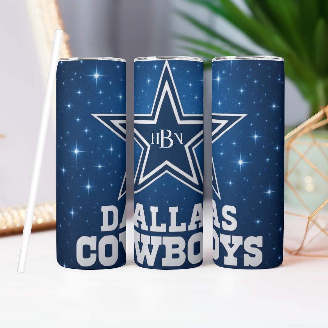 Cowboys Fan 20oz Straight Cup With Sliding Lid - Etsy